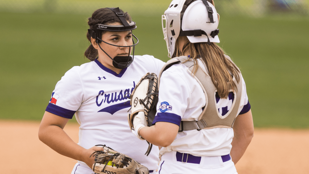Down goes No. 7! UMHB softball defeats ETBU twice in historic ...