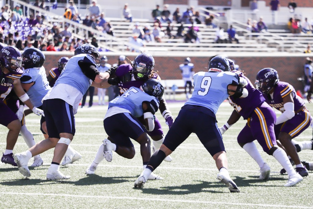 Challenged early, UMHB Football pushes past ETBU, 21-12, in home finale ...